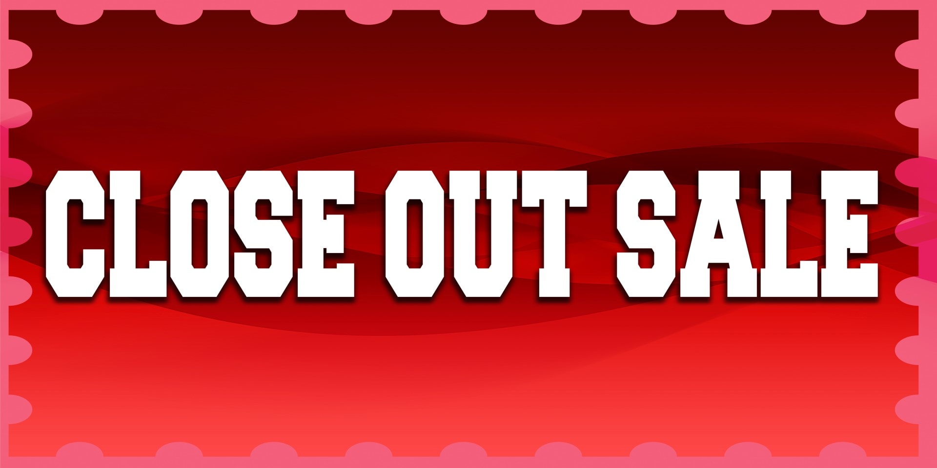 Image Banners - Close Out Sale Red