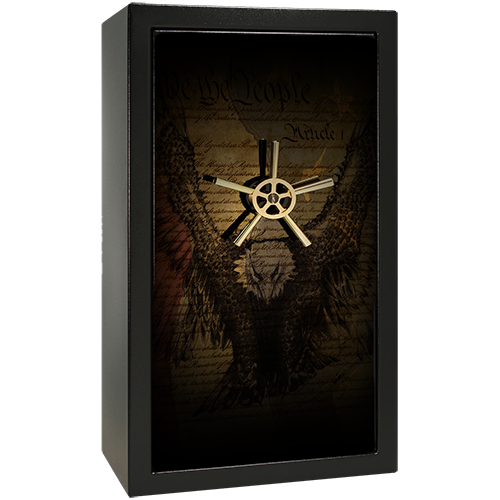 Gun Safe Decals Small Eagle Constitution